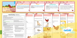 Year 1 The Little Red Hen Guided Reading Session 2 - Twinkl