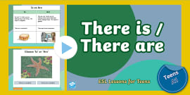 Complete the Sentence: There is or There are? Worksheet