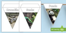 👉 Welcome to Year Two Bunting Jungle Themed - Twinkl