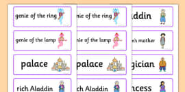 FREE! - Aladdin Page Borders (teacher made) - Twinkl