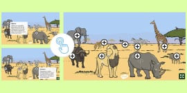 Diere van Afrika Plakkaat (teacher made) - Twinkl