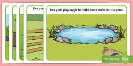 Spring Playdough Mats (teacher made)