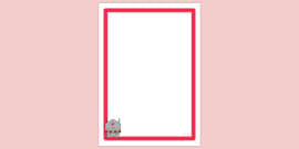 FREE! - Simple Blank Square Alien Page Border | Page Borders