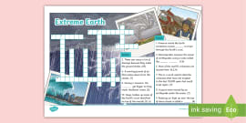 Extreme Earth Word Search Age 9-11 (teacher made) - Twinkl