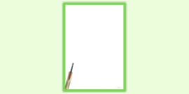 Cricket Players Page Border | Page Borders | Twinkl - Twinkl