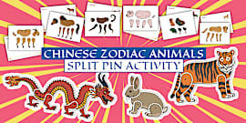 Chinese Zodiac Animals Emergent Reader
