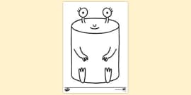 FREE! - Cylinder Colouring Sheet (teacher made) - Twinkl