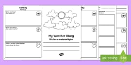 My Weather Diary KS1 Booklet Template (Teacher-Made)