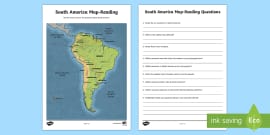 KS2 South America Facts Worksheet / Worksheet - Introduction to South
