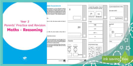 Year 2 Summer Themed Maths Activity Booklet (teacher made)