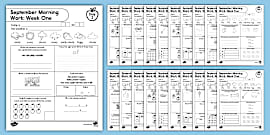 First Grade January Morning Work Bundle (Teacher-Made)