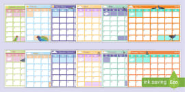 2022 Monthly Calendar for New Zealand Planning Template English/Te Reo ...