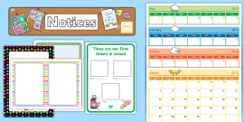 👉 Parents' Notice Board Pack (teacher made) - Twinkl