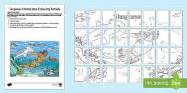 2024 Mindfulness Collaborative Colouring Activity - Twinkl