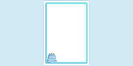 FREE! - Navy Blue Page Border - Primary Resources - Twinkl