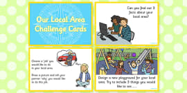 My Local Area Map Worksheet - Geography - Twinkl