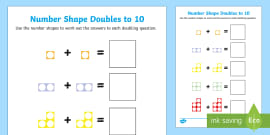 👉 Fish Doubling Cards 1-5 (teacher made)