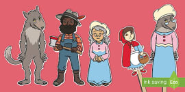 The 3 Little Pigs Stick Puppets (teacher made)