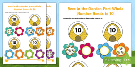 FREE! - Bee Counting Number Bonds to 10 (teacher made)