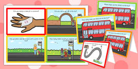 Bus Station Role Play Signs (teacher made)