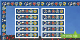 American Flag Bulletin Board Borders (teacher made) - Twinkl