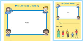 EYFS Editable Learning Journey Front Cover Jungle-Themed