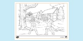FREE! - Kids Having a Water Fight colouring sheet Colouring | Colouring ...