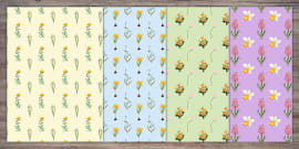 Spring Wrapping Paper - Spring Party Papers | Twinkl Party