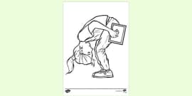 FREE! - Child's Leg Colouring Sheet (teacher made)