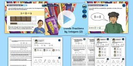 Year 6 How to Divide Fractions by Whole Numbers | Poster