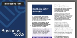 Home-Based Childcare Living Areas Risk Assessment Template