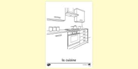 FREE! - Kitchen Scene Colouring Sheet | Colouring Sheets