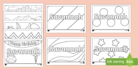 FREE! - Billie Name Simple Colouring Activity (Teacher-Made)