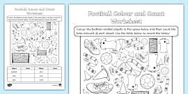 Football Colour by Numbers | Creative Maths Resources
