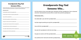 Grandparents' Day Photo Frame Activity (teacher made)