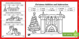 Christmas Addition and Subtraction - Primary Resources