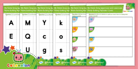 FREE CoComelon: Color Words and Pictures Matching Cards