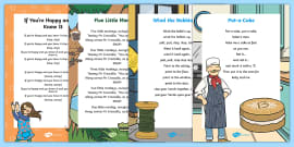 EYFS Daily Routine Warm Up Songs for Kids Resource Pack