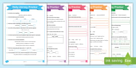 LANTITE Practice Test Literacy Set 4 (teacher made)