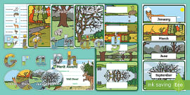 Australian Animals Desk Plate Name Labels (teacher made)