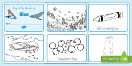 My Little Book of Yellow Worksheets (Teacher-Made) - Twinkl