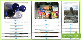 3D Shapes (Year 1) PowerPoint | Everyday Examples | Twinkl