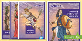 Ancient Greek Gods Display Posters (Teacher-Made)