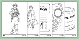 World War 2 Europe Colouring Map for Kids | History - Twinkl