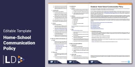 Home/School Communication Page (teacher made) - Twinkl