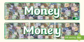 Money Display Banner (teacher made) - Twinkl