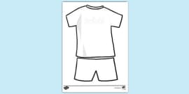 Sligo GAA Jersey Colouring Page - ROI Topics (teacher made)