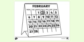 Days in the Month Mnemonic Colouring | Colouring Sheets