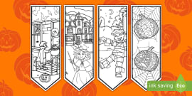 Halloween Colouring Pages - Witch Theme (teacher made)