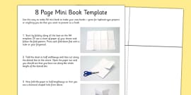 FREE! - Printable Mini Book Template - Teaching Resource - Twinkl